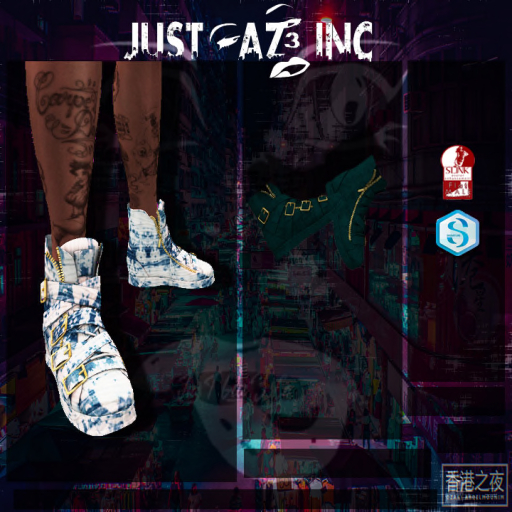 Second Life Marketplace - `*HVZ*` ToniZ- Gaz3 Suede Paperboi Green `*J!G*`